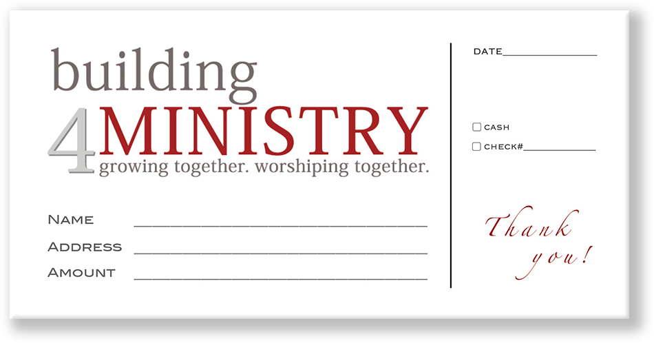 Offering Envelopes for Church | Building Fund | Great Price
